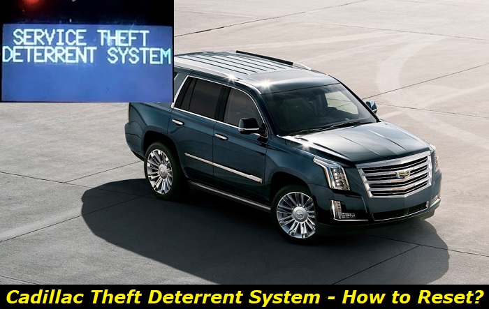 Cadillac Theft Deterrent System Reset - How Do I Do This?