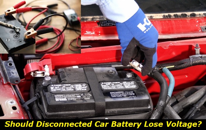 Disconnected Car Battery Losing Voltage - Is It Normal?
