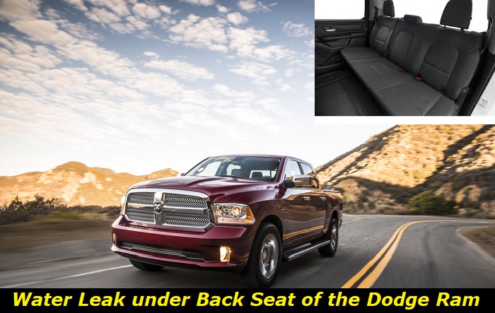 Dodge Ram Water Leak Under Back Seat – Reasons and Fixes