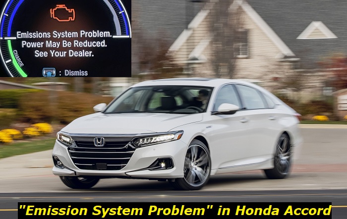 Emission System Problem, Power May Be Reduced Honda Accord. What's This?