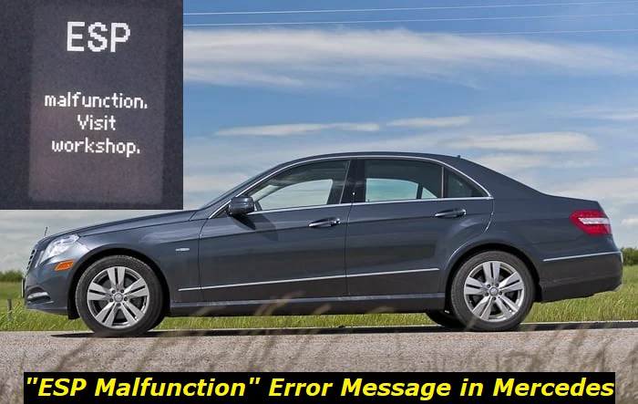 Mercedes ESP Malfunction Visit Workshop Fix. How to Solve This?