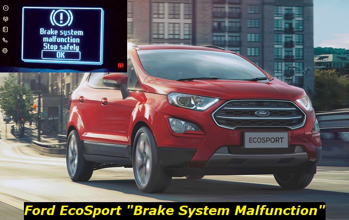 Brake System Malfunction in Ford EcoSport - Why Do I See This?