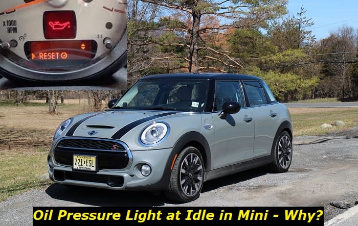 Mini Cooper Shows Oil Pressure Light at Idle – Why?