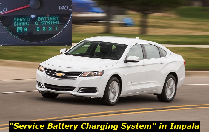 Service Battery Charging System Chevy Impala