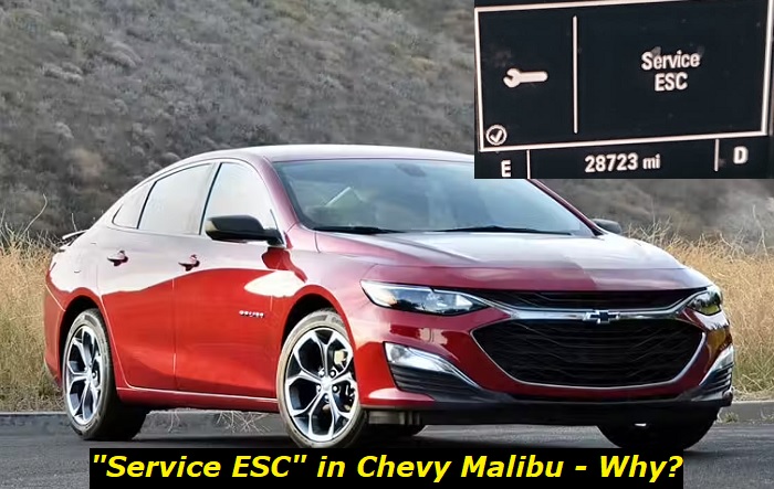 Service ESC in Chevy Malibu: Common Reasons and Fixes