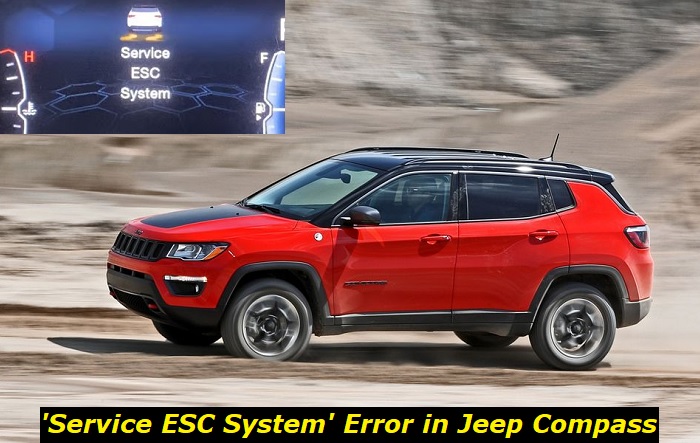 Service ESC System in Jeep Compass - Why Do I See This?