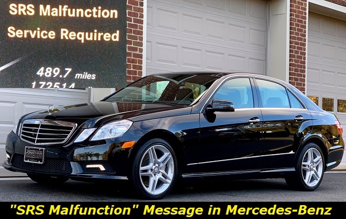 SRS Malfunction, Service Required Error – How to Deal with It?